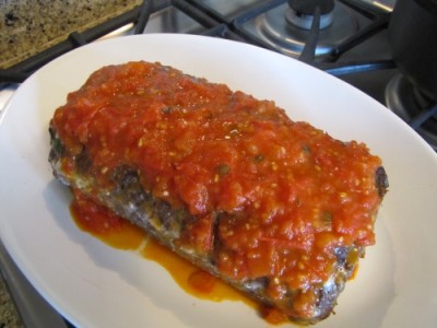 Rolled Italian Meatloaf…With Spinach, Mozzarella, and Fresh Tomato ...